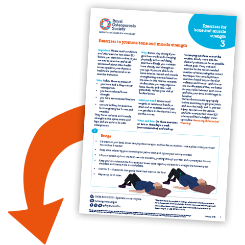 Osteoporosis: Exercises to promote bone and muscle strength